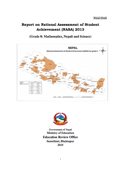 NAS Report Class 8 Cycle 3 2014 Home
